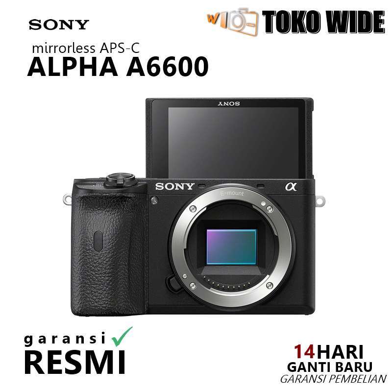 Promo [TOKO WIDE] SONY A6600 BODY CAMERA SONY ALPHA A6600 GARANSI RESMI Diskon 10% di Seller ...