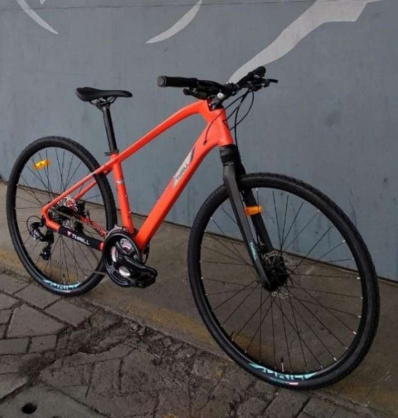 Jual SEPEDA HYBRID 700C URBAN THRILL VOLARE FX 4.0 GUNUNG MTB BALAP 700 ...