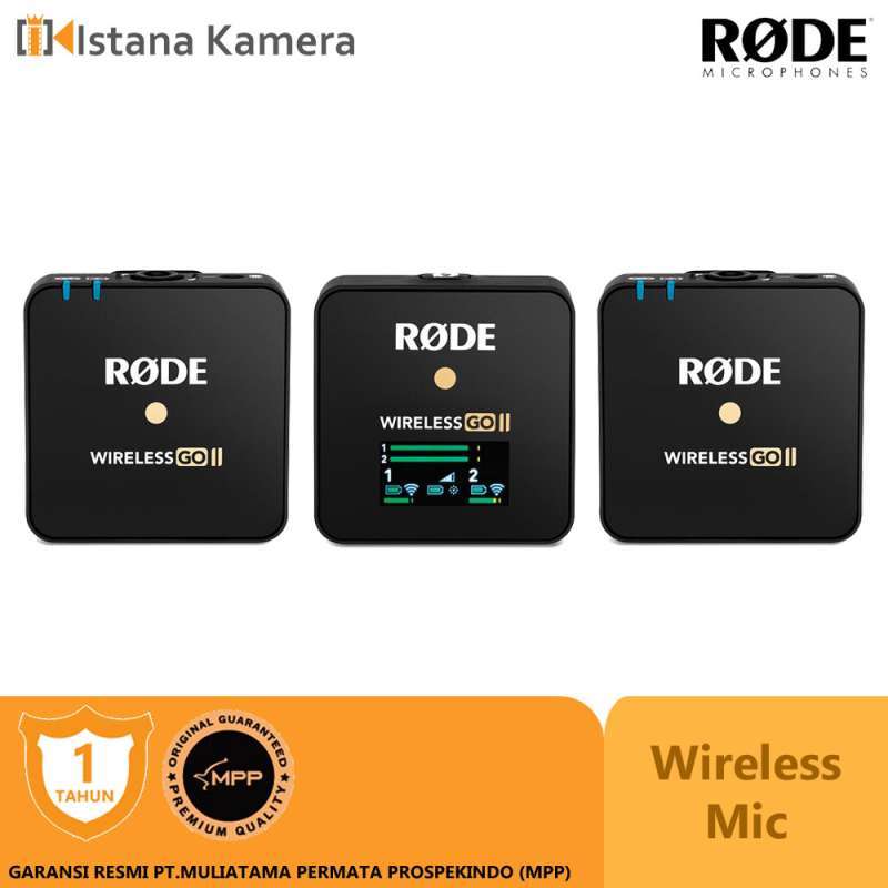 Jual Rode Wireless GO II 2-Person Wireless Microphone di Seller ISTANA ...