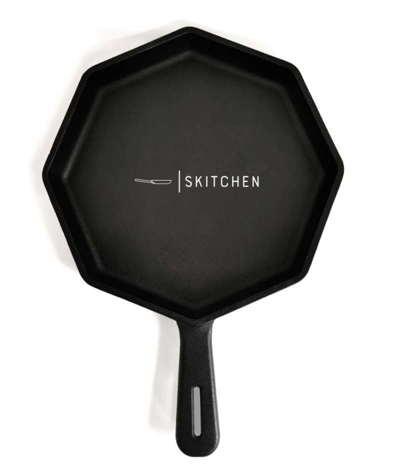 Promo Helsinki Skillet By Skitchen/panci Besi Cor/cast Iron Kitchenware ...