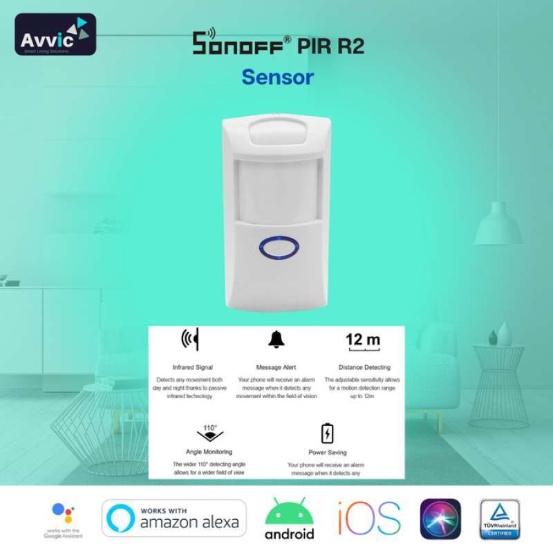 Jual Sonoff PIR2 - Motion Sensor Wireless 433 Mhz Sensor Gerak Untuk ...