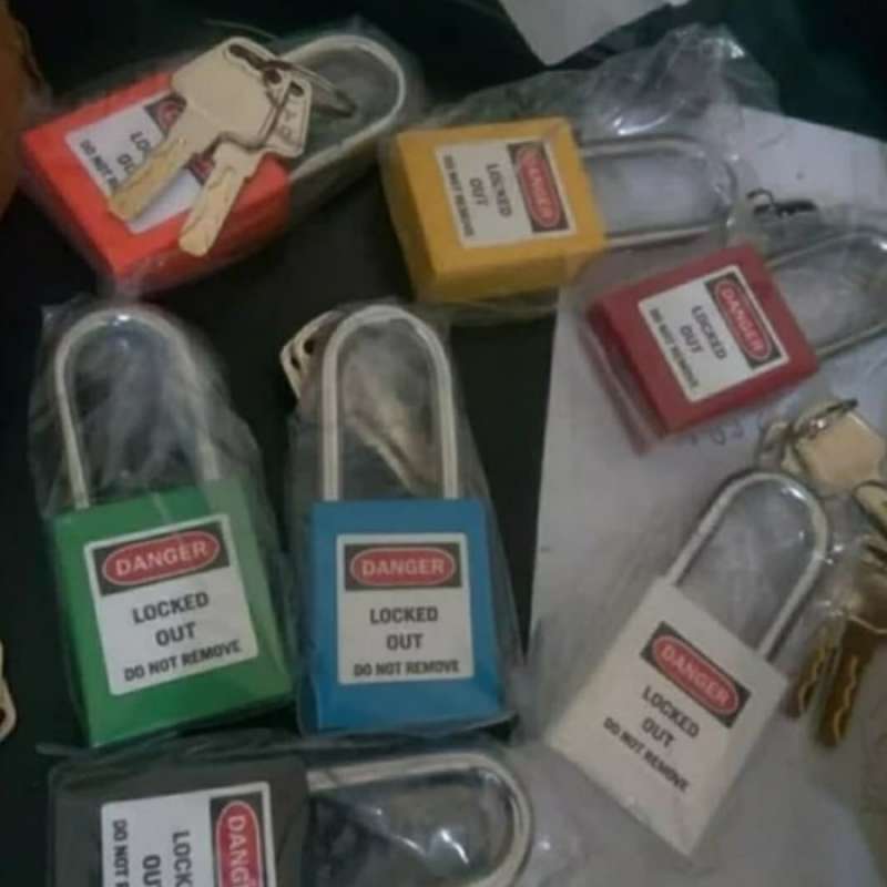 Promo Gembok safety loto padlock - Multicolor Diskon 30% di Seller ...