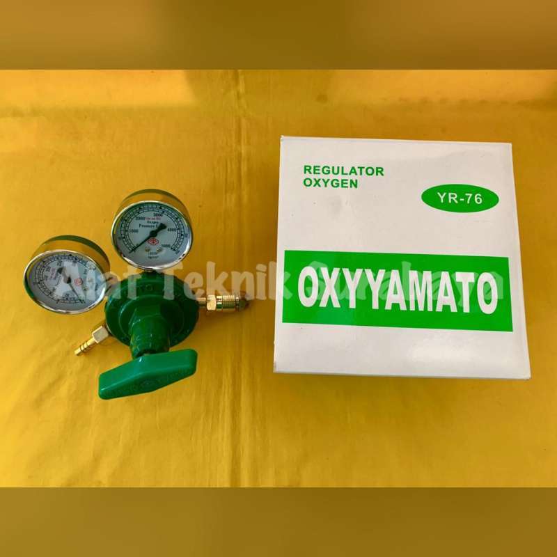 Jual REGULATOR YAMATO OXY OXYGEN YR-76 LAS TABUNG GAS OKSIGEN WELDING di Seller Healthy Care ...