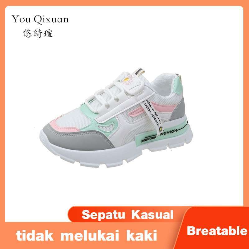 Jual Chunky Sneakers Sepatu Wanita Trendi 2021 Terbaru Dengan Mesh ...