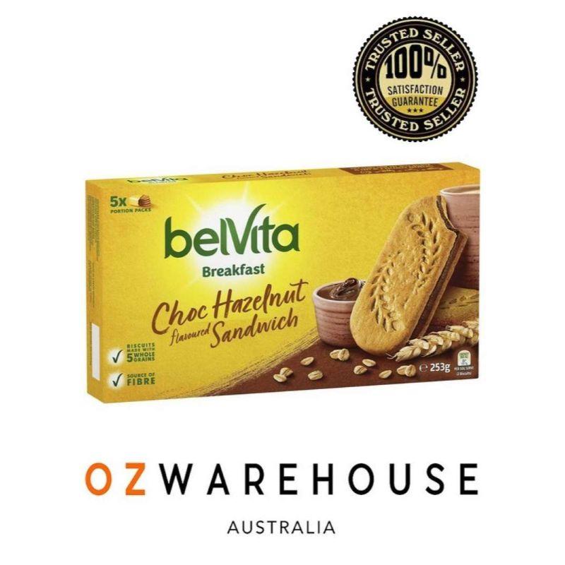 Jual Belvita Breakfast Duo Crunch Choc Hazelnut Flavoured Biscuits 5 ...