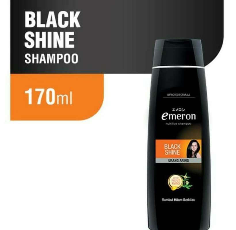 Jual EMERON SHAMPO BLACK SHINE HITAM 170ML di Seller IL BABY SHOP ...