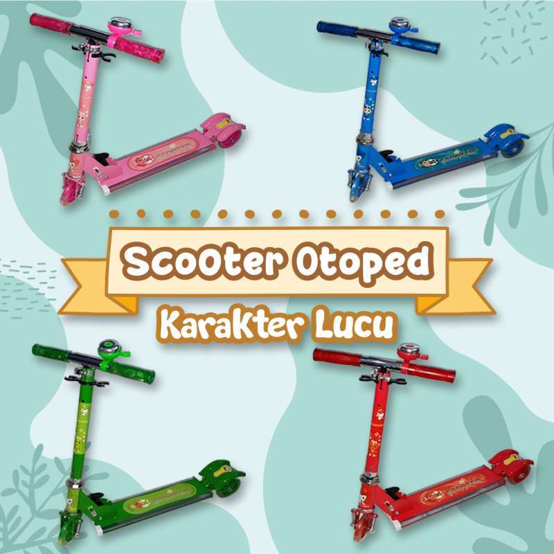 Promo Scooter - Funny Character Otoped Lampu Karakter Kartun Diskon 44% ...