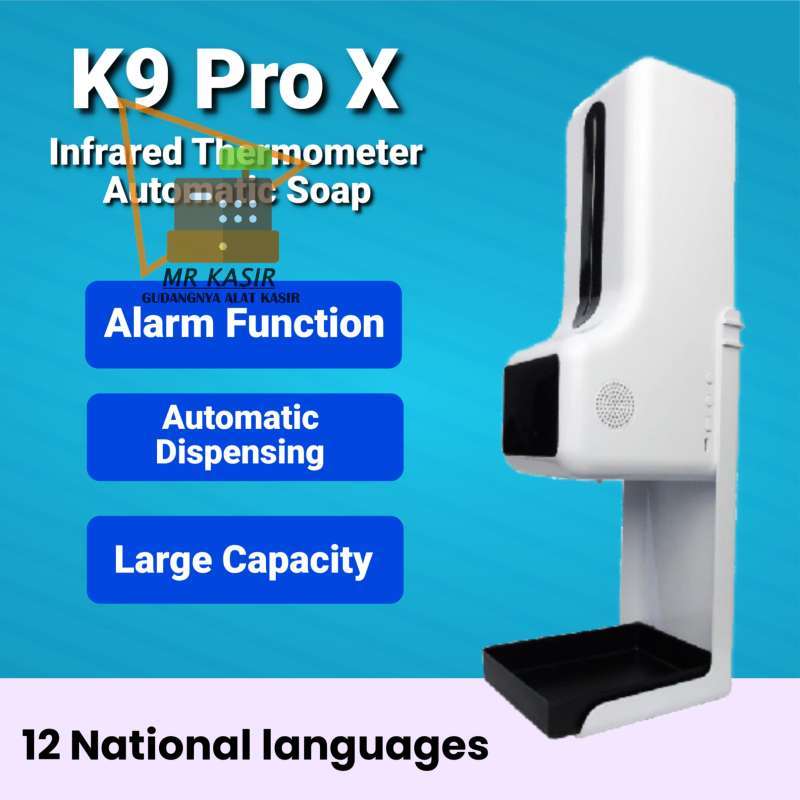 Promo THERMOMETER AUTOMATIC SENSOR DISPENSER K9 PRO X 2IN1 ...