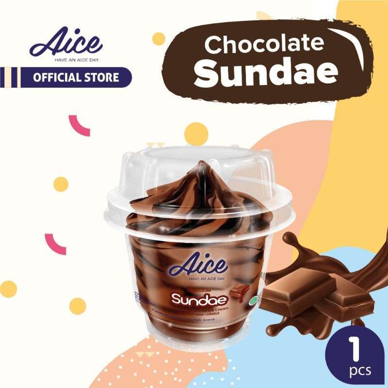 Promo AICE Chocolate Sundae Diskon 40% di Seller Frozty Frozen Food ...