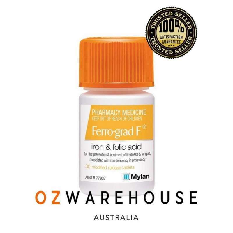 Jual Ferro-grad F Iron & Folic Acid 30 Tablets di Seller Ozwarehouse ...