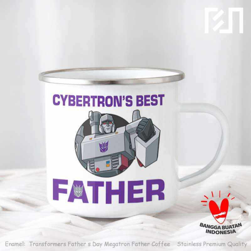 Promo Cangkir Enamel Desain Transformers Father S Day Megatron Father ...