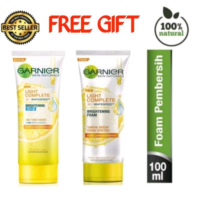 Jual Garnier Light Complete White Speed Brightening Foam (100ml) Di ...