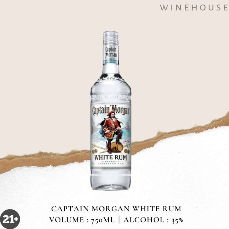 Jual Captain Morgan White Rum di Seller wineehousee - Jelambar, Kota ...
