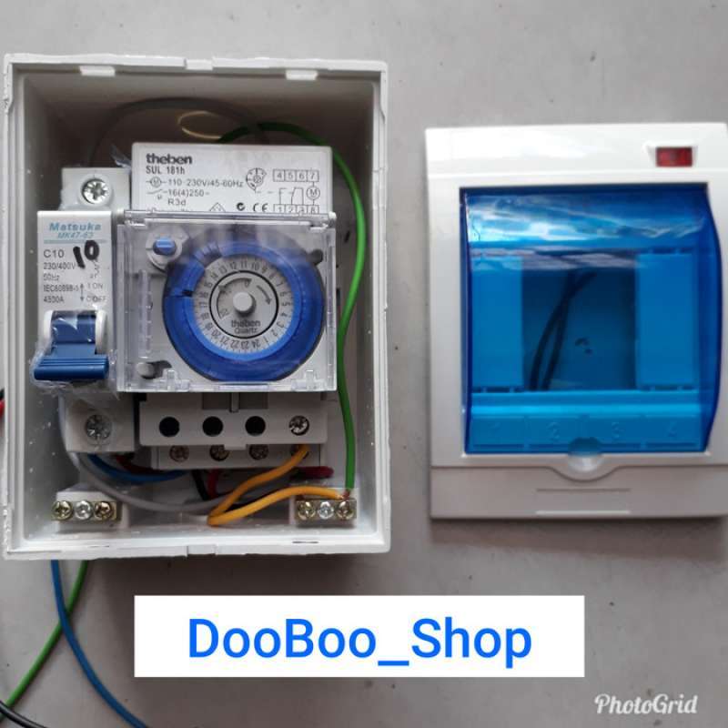 Jual Timer set yg bagus plus MCB dan box timer lampu dll otomatis di ...