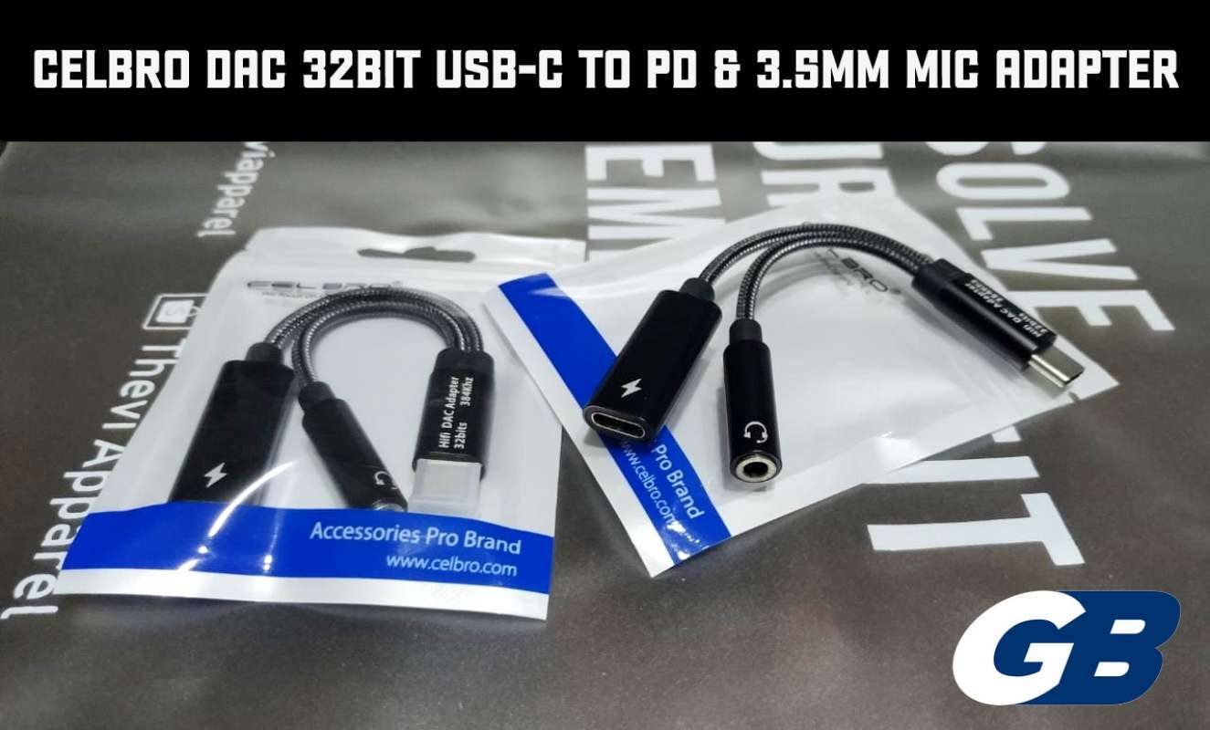 Jual Celbro USB-C to 3.5mm 32 Bit DAC Audio Mic PD 60W Charging Adapter ...