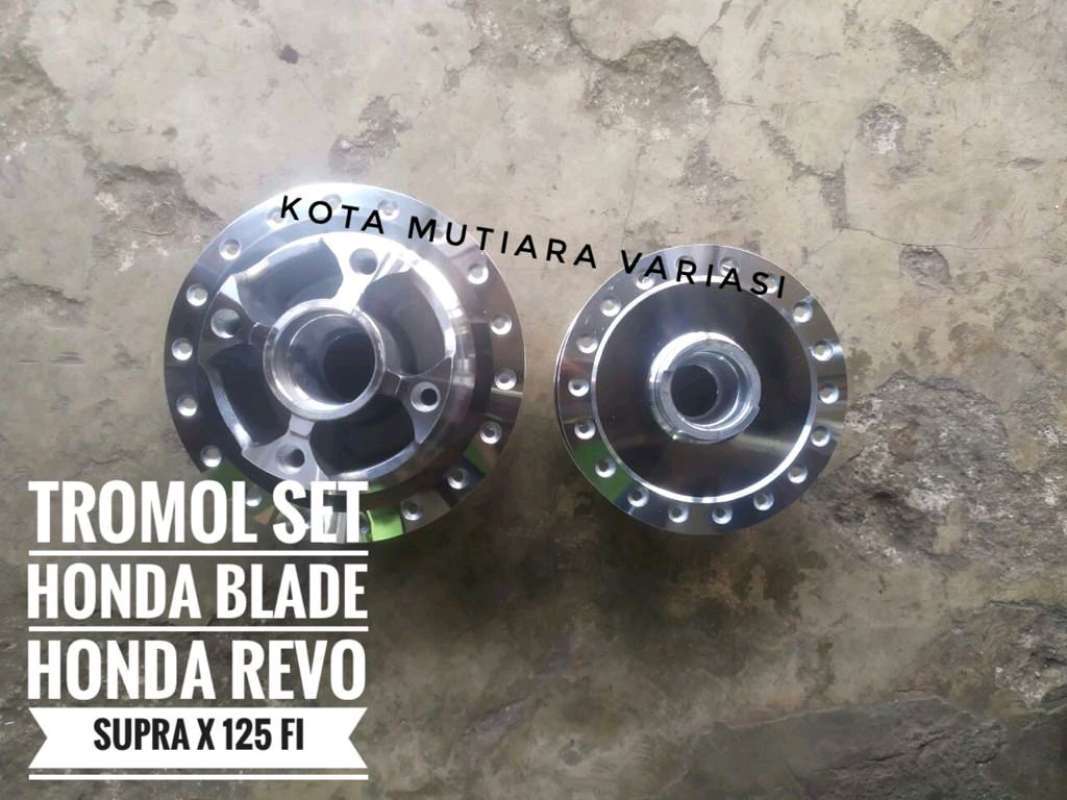 Jual TROMOL SET CHROME MOTOR HONDA BLADE/REVO/SUPRA X 125 FI HARGA ...