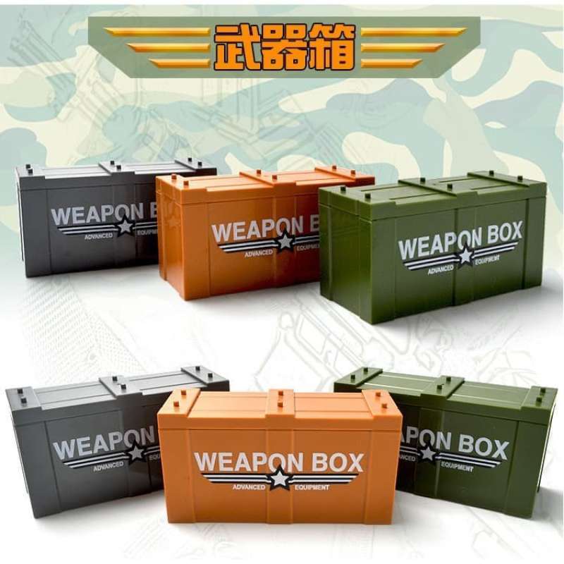 Jual Weapon Box Army Military Lego Kotak Senjata Militer Minifigure ...