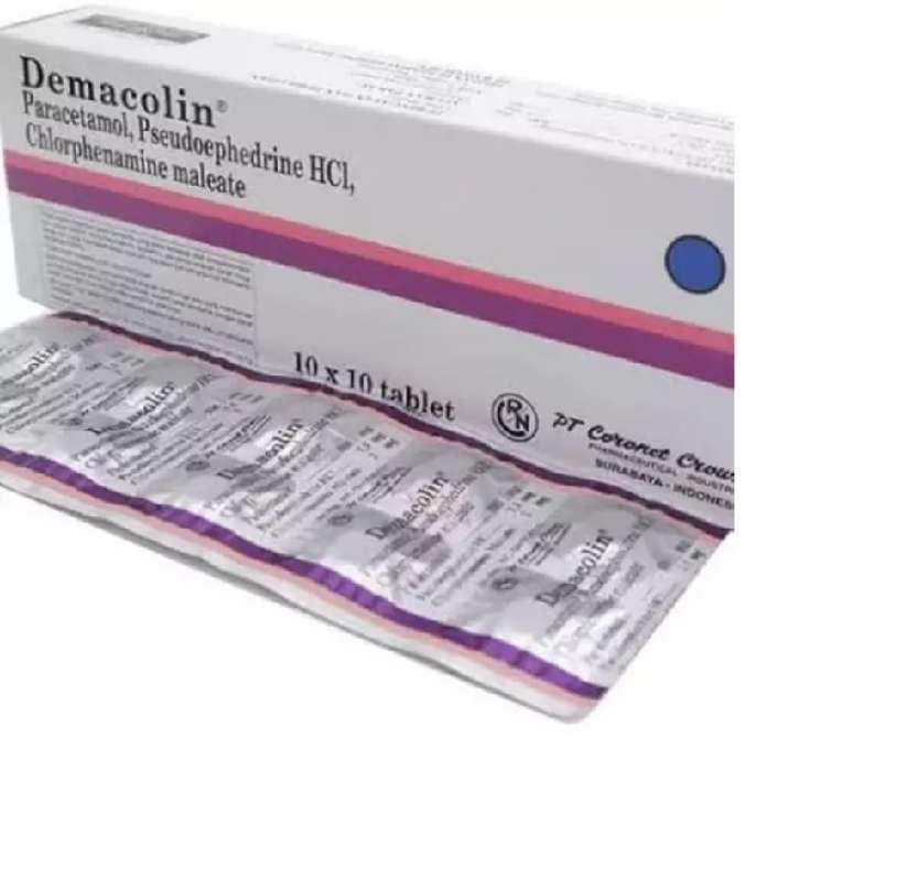 Jual Demacolin Tablet [ Strip / 10 Tablet ] di Seller Mose Mart Kediri ...
