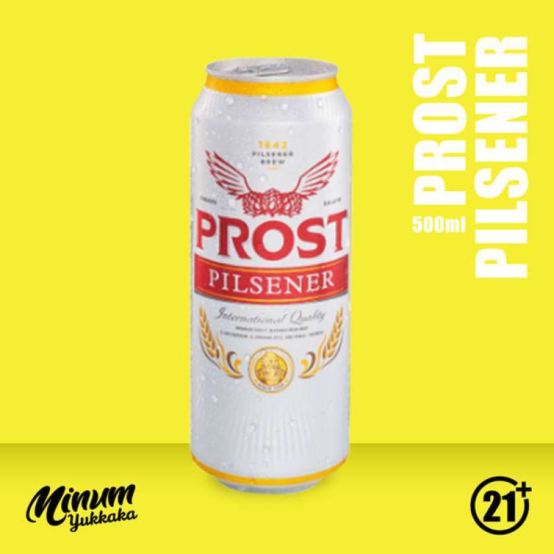 Jual Prost Pilsener Beer Kaleng 500ml di Seller Minum Yuk Kaka - Marga ...