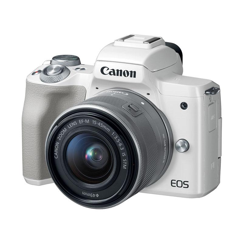 Jual Canon EOS M50 Kit 15-45mm Mark II Mirrorless - Putih di Seller ...