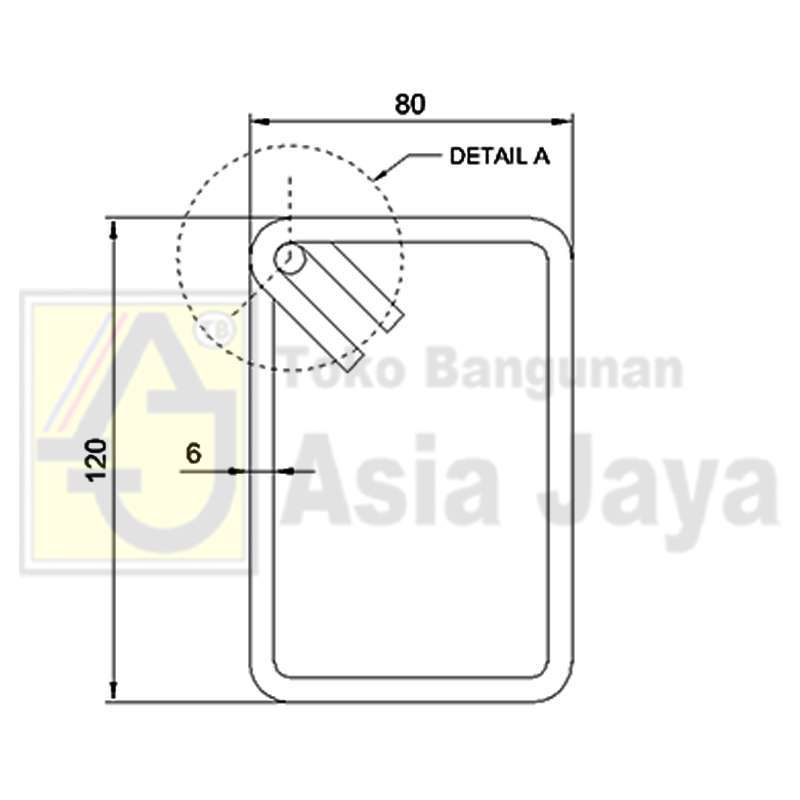 Jual Besi Sengkang | Begel 8 X 12 Cm Ø6 Mm Full Sni/buah Di Seller Tb ...