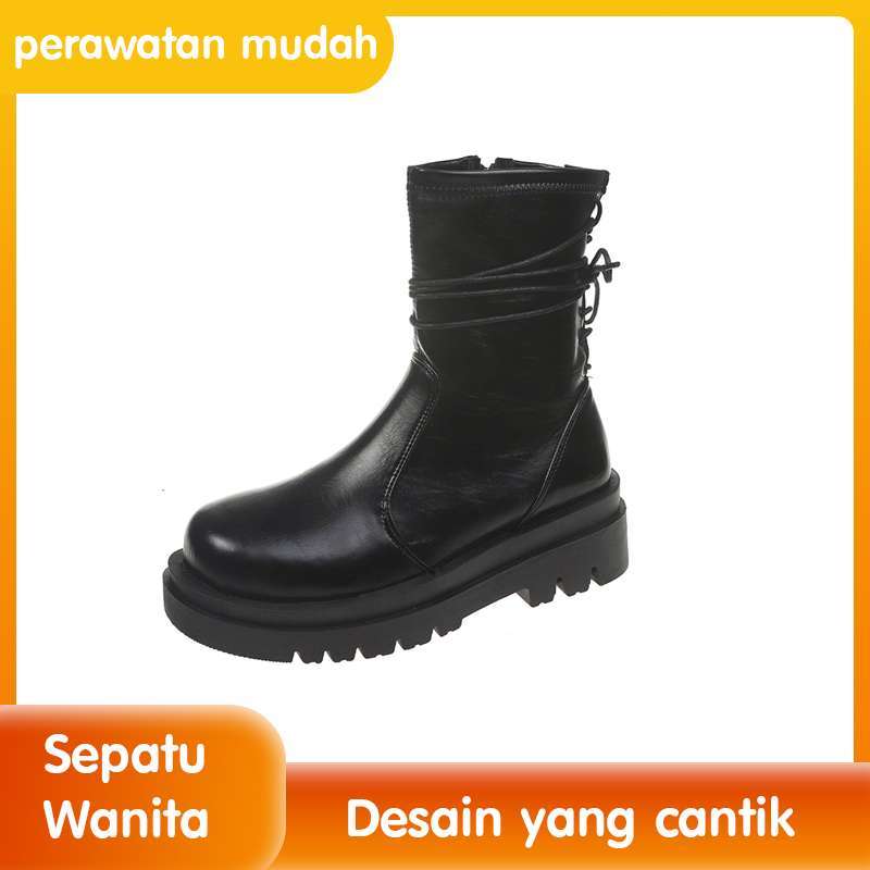 Jual Sepatu Wanita dengan Tali Belakang Sepatu Bergaya Inggris Sepatu ...