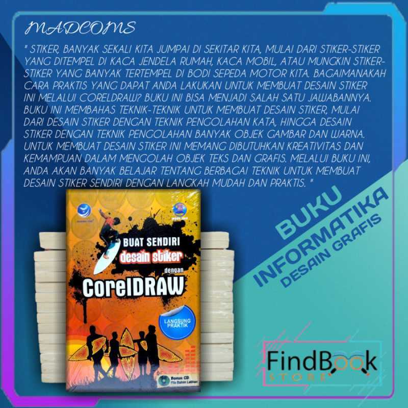 Jual Buku Informatika - Buat Sendiri Desain Stiker Dengan Coreldraw Di ...