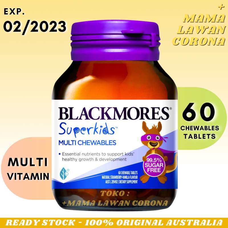 Jual BLACKMORES Superkids Multi Chewables 60 Chewable Tablet ...
