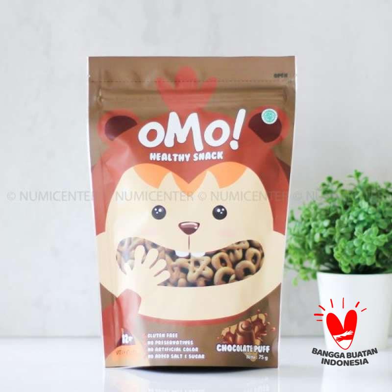 Jual 75G CHOCOLATE PUFF OMO HEALTHY SNACK KIDS 12M - OMO di Seller Numi ...