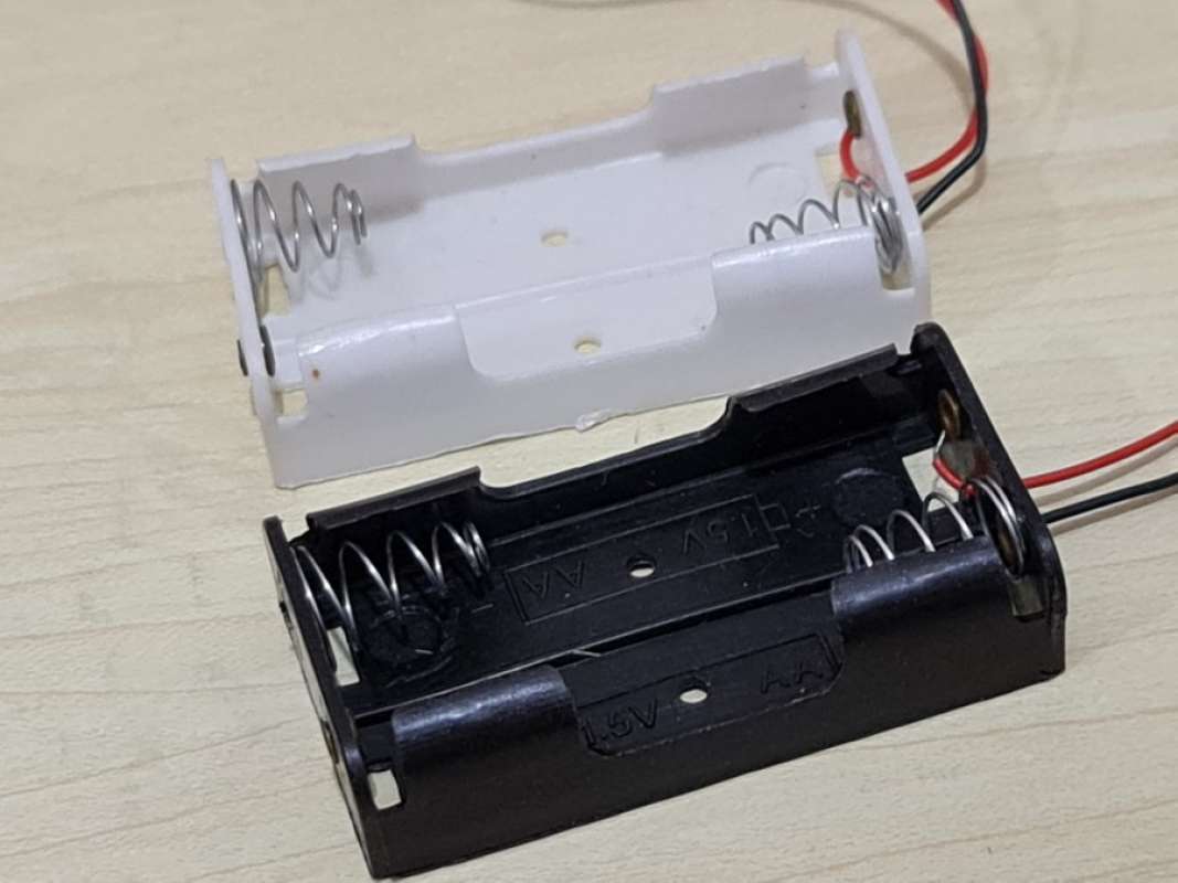 Promo Tempat Baterai 2 X Aa - Holder Battery - Kotak Batere Case - Box ...