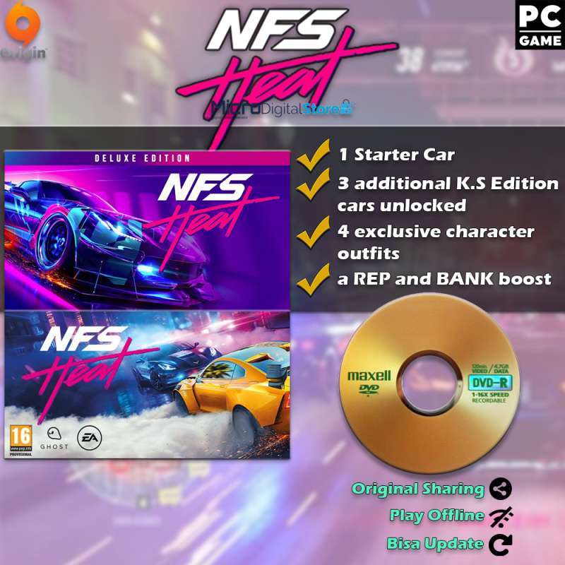 Jual Need For Speed Heat: Deluxe Edition Origin PC DVD Original di ...