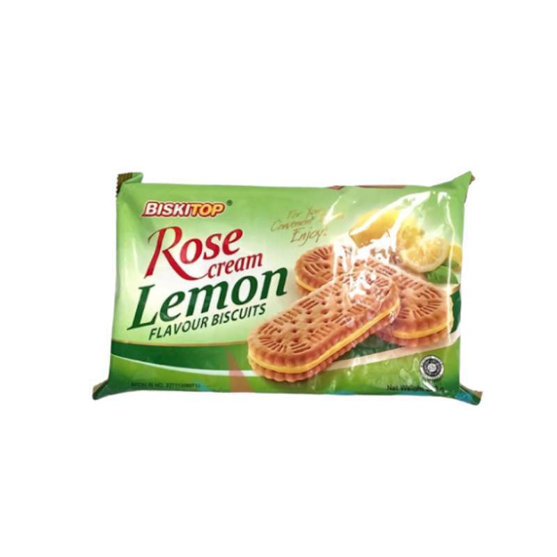 Promo Biskitop - Rose Cream Lemon 220g Biskuit Kue Kering Anak Dewasa ...