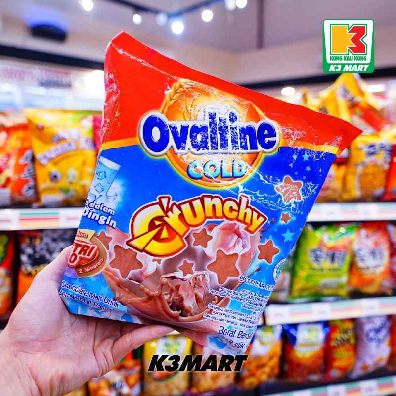 Jual Ovaltine Cold Crunchy Chocolate Malt Drink 18s 576gr Di Seller ...
