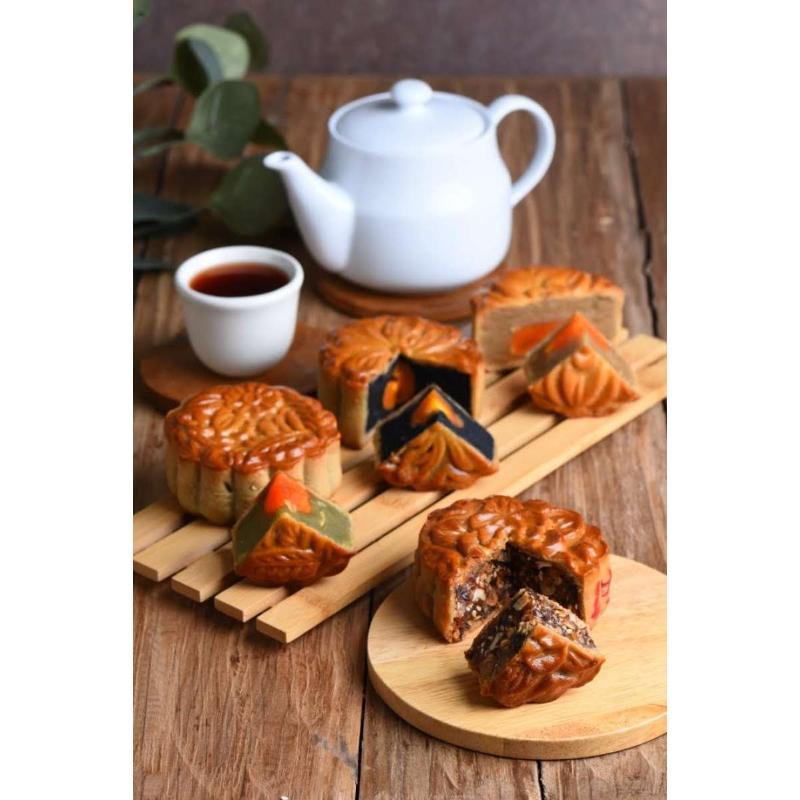 Jual Mix Tausa Tau Yung Durian Lotus Mooncake Kue Bulan Sin Lok Yen Di ...