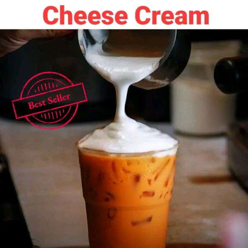 Jual Cheese Cream 1 KG Topping Minuman Cheese Tea Foam Premium di ...