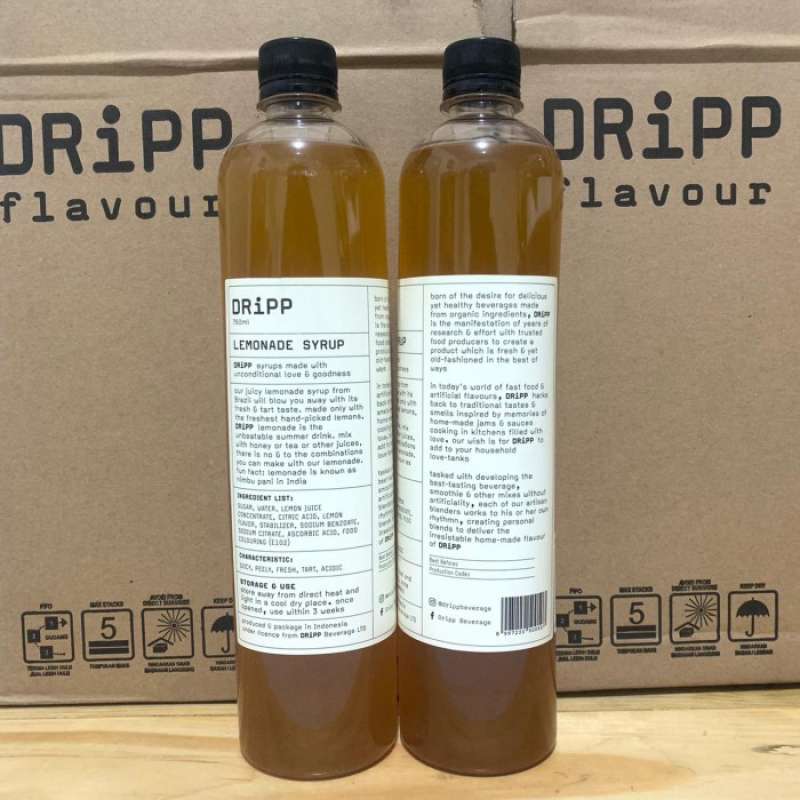 Jual DRIPP LEMONADE SYRUP 760 ML - SIRUP LEMON MINUMAN LEMONADE di ...