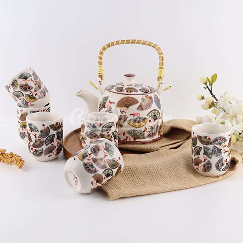 Jual Tea Set Jepang Keramik Capodimonte isi 8 pcs di Seller ...