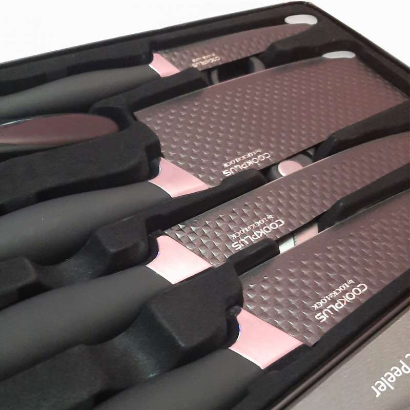 Promo Locknlock Cookplus 6pcs Knife Set - Ckk103s6 Diskon 46% Di Seller ...