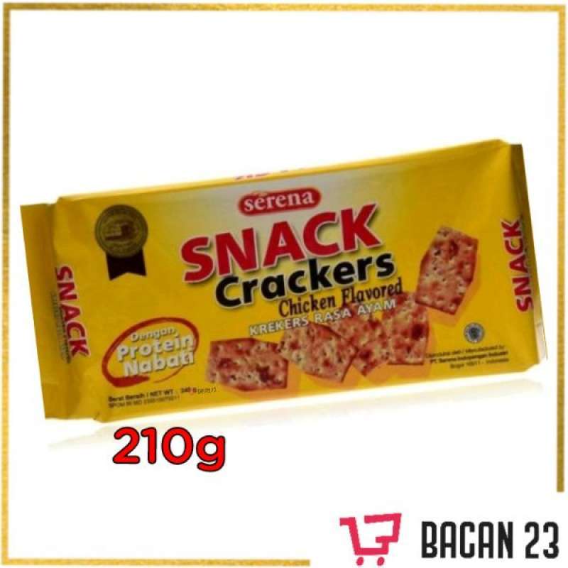 Jual Serena Snack Crackers Rasa Ayam ( 210g ) - Krekers - Biskuit di ...