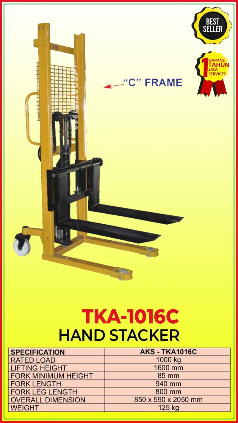 Jual Alat Angkat Barang - Hand Stacker Hand Lift 1 ton 1,6 m AKS ...