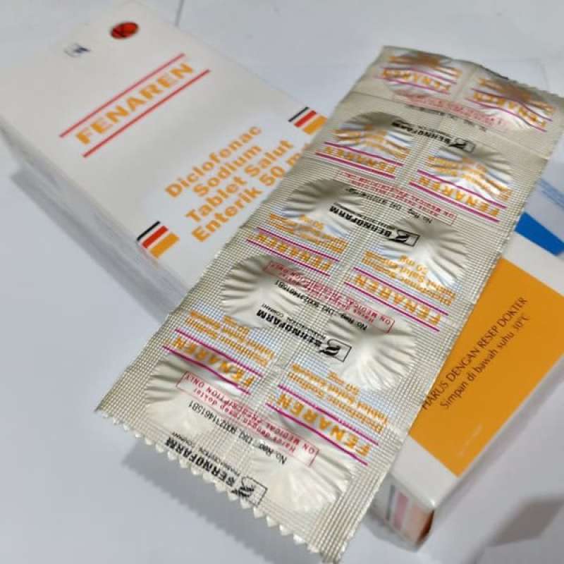 Promo Fenaren 50 Mg [1 Box / 1 Strip / 10 Tablet] Diskon 20% Di Seller ...