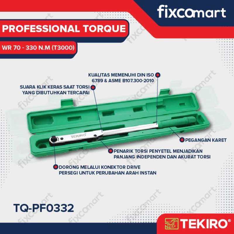 Jual Tekiro Professional Torque Wrench / Kunci Torsi Profesional 1/2 ...
