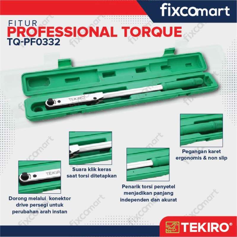 Jual Tekiro Professional Torque Wrench / Kunci Torsi Profesional 1/2 ...