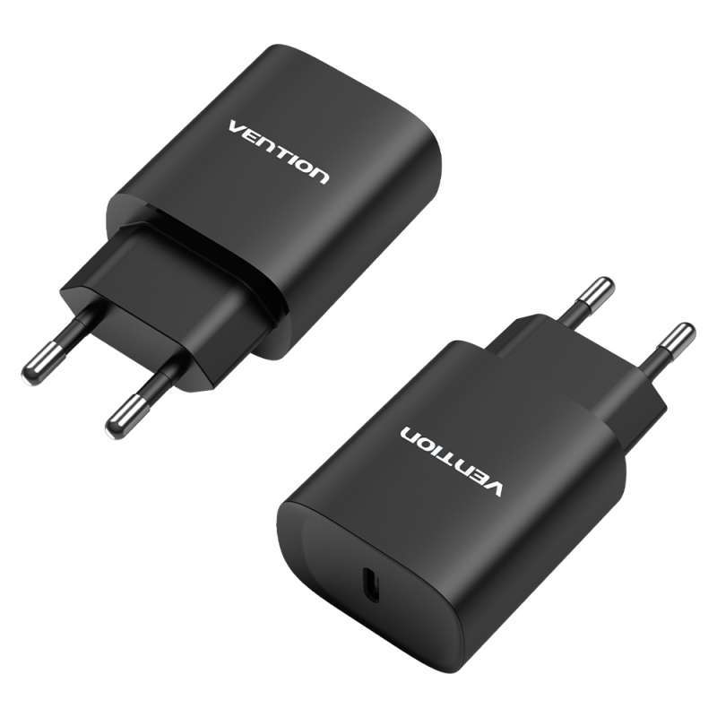 Jual Vention USB-C Head Charger 20W Type-C PD Power Delivery Fast ...