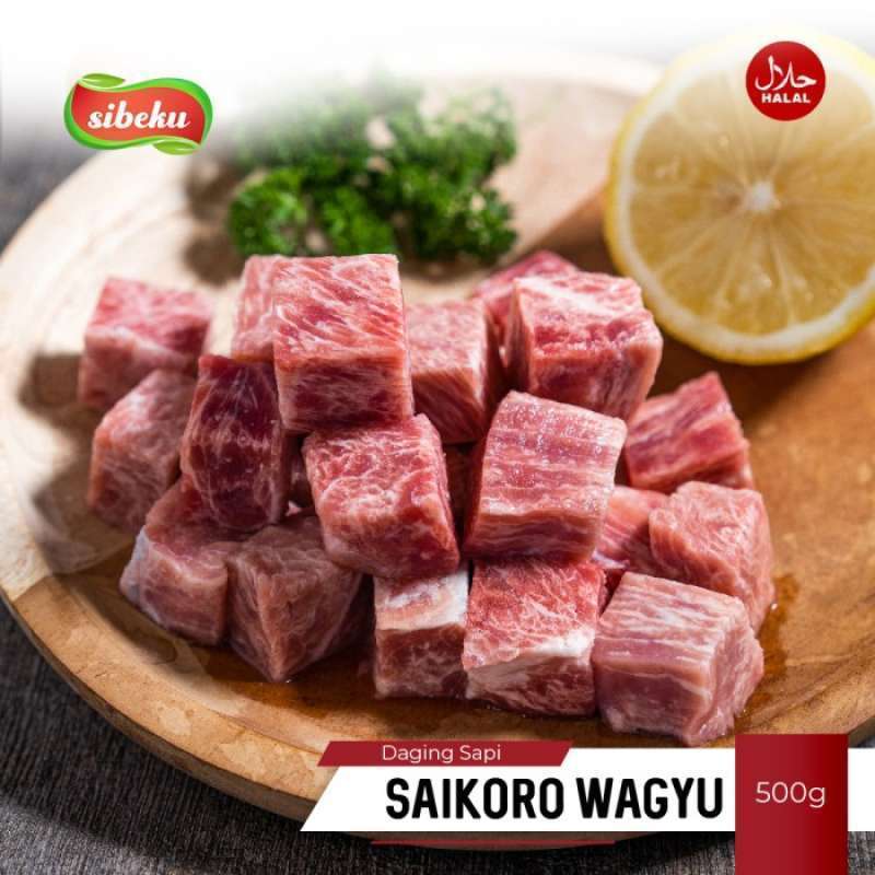 Promo Daging Sapi Wagyu Saikoro Beef Halal 500g Frozen Food import dari ...