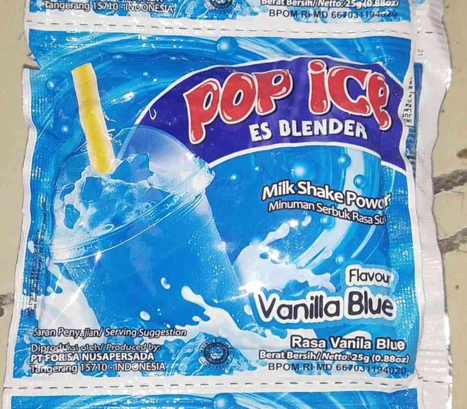 Jual Pop Ice Rasa Vanilla Blue (1 Renceng Isi 10) Di Seller Agen ...