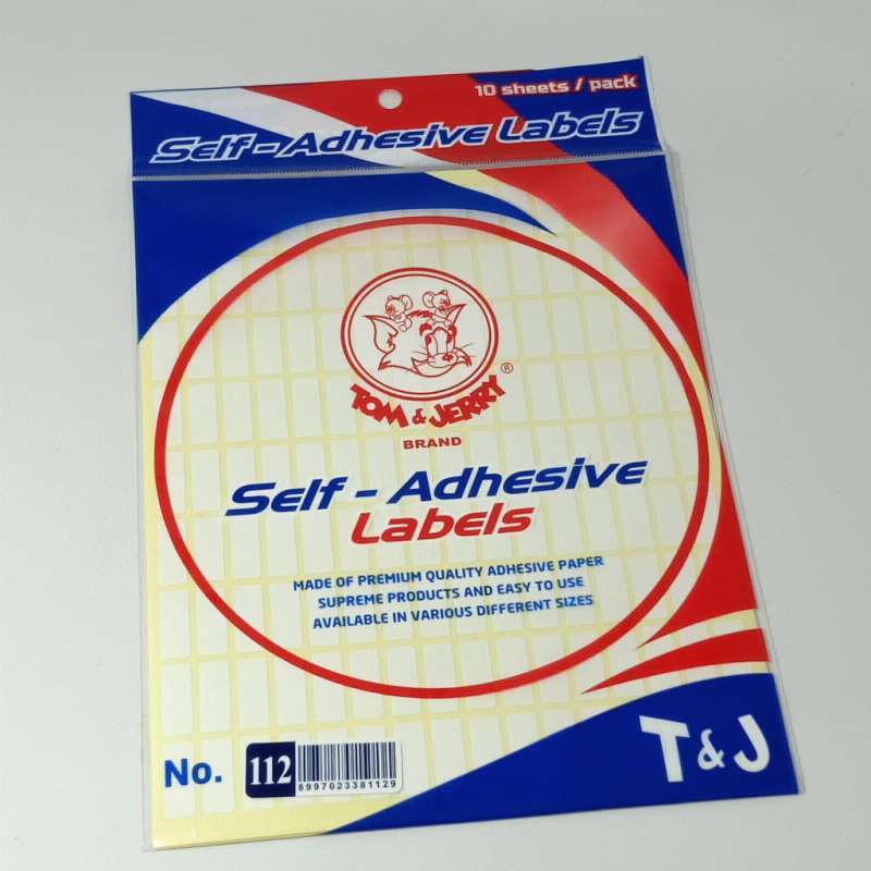 Jual Label Tom And Jerry No. 112 - Label Nama ATK di Seller Laiqa Mart ...