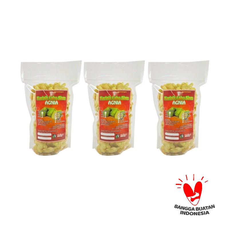 Jual Agnia Rasa Daun Jeruk Keripik Labu Siam [3 pcs/ 500 g] di Seller ...