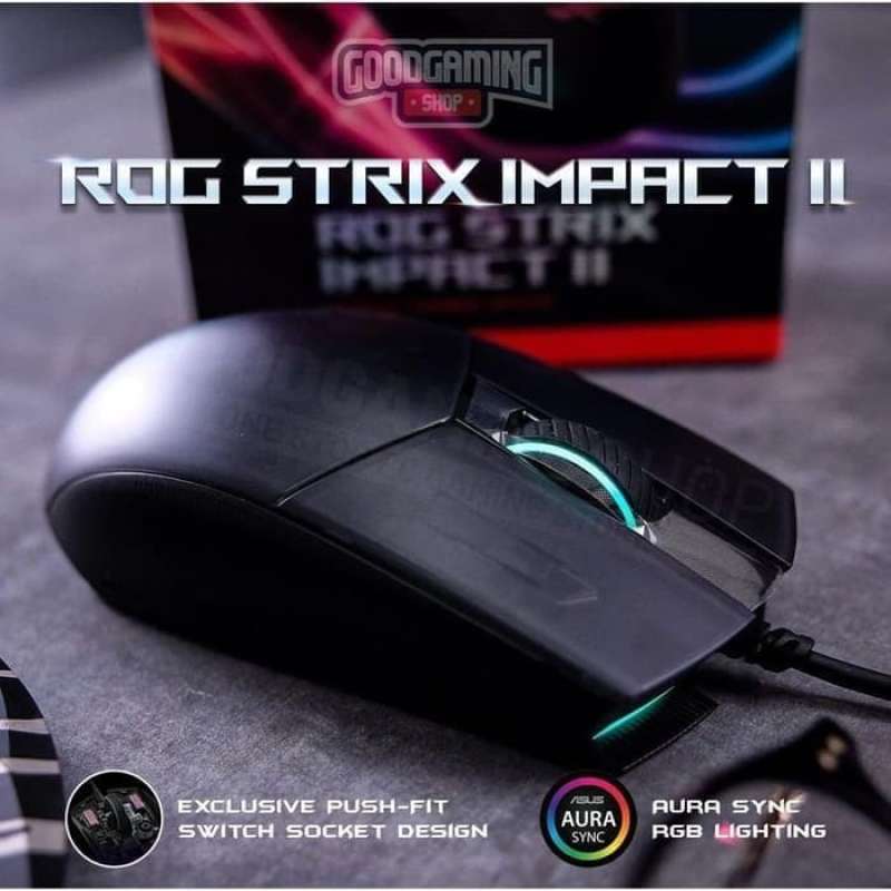 Jual Asus ROG Strix Impact II - Gaming Mouse di Seller GOOD GAMING SHOP ...
