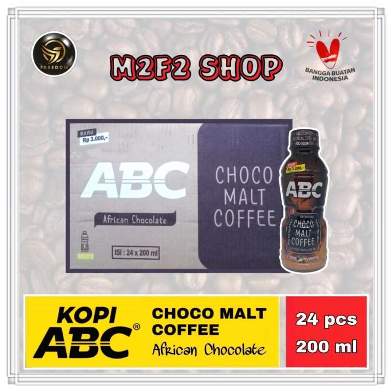 Promo Kopi ABC African Choco Malt Coffee Botol Pet - 200 ml (Kemasan ...